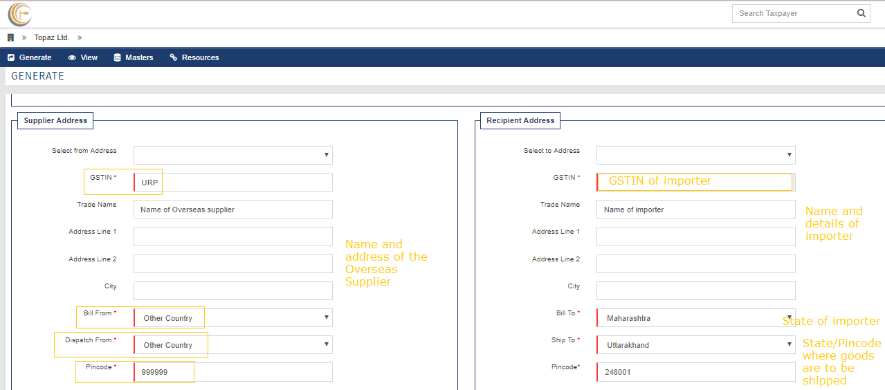 Eway Bill Rules and Requirements for Import Transactions | Eway Bill